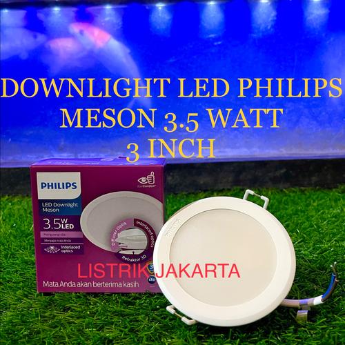 Jual LAMPU DOWNLIGHT LED PANEL PHILIPS 3,5 WATT 3,5W TIPE MESON 59441 3.5 W - Putih - Jakarta ...