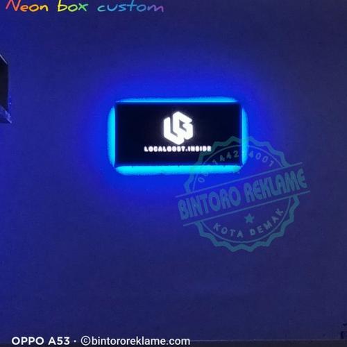 Jual neon box custom / papan reklame / akrilik led - Kab. Demak ...