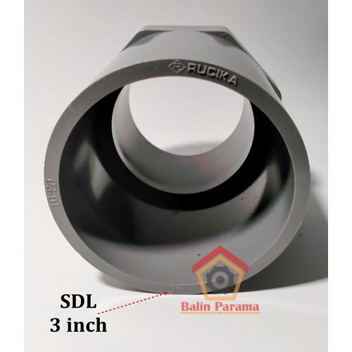 Jual SDL Sock Drat Luar Fitting Sambungan Pipa PVC 3 inch Rucika - Kab ...