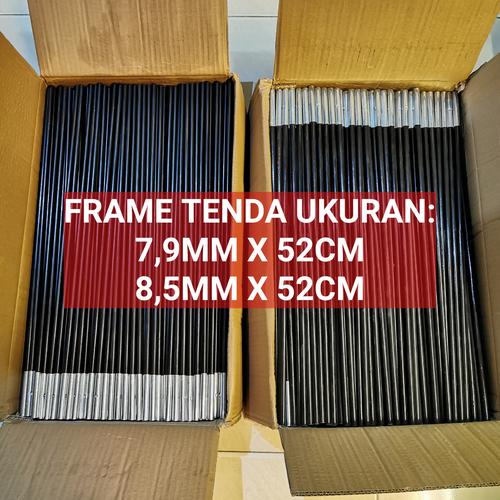 Jual FRAME BATANG RANGKA TENDA FIBER / FIBRE 8.5mm x 52cm - 7.9mm X ...