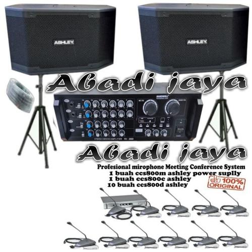 Jual New Paket Sound System ASHLEY Ruang Rapat Dan Mic Conference ...