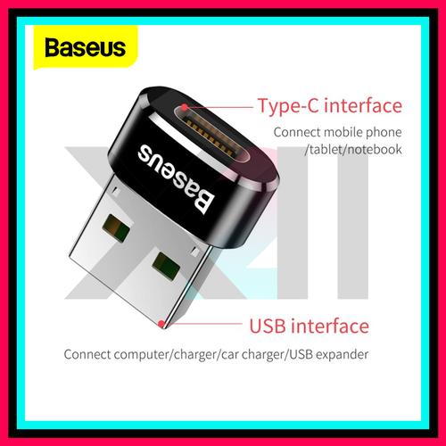 Jual Baseus Adapter Converter Type C Female To USB A Male OTG Macbook ...