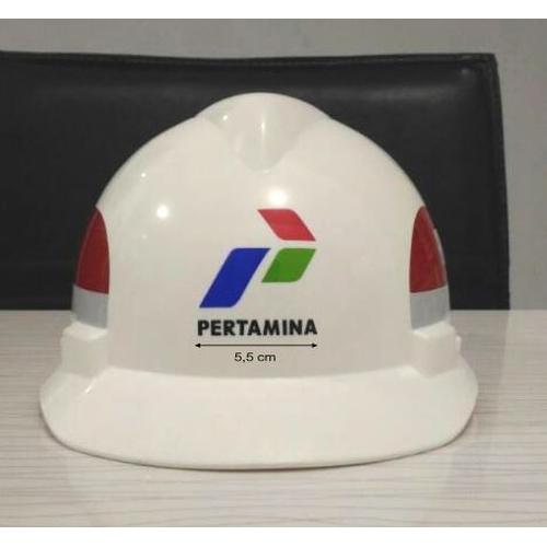 Jual Stiker Safety Helmet Logo Pertamina Depan - Kota Tangerang Selatan ...