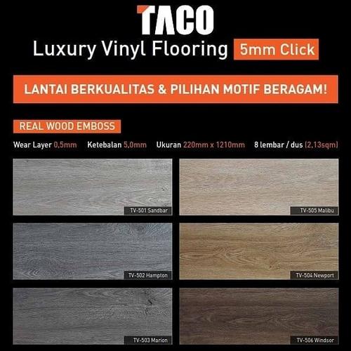 Jual TACO Vinyl Lantai / TACO Luxury Vinyl Flooring 5 mm - TV 506 ...