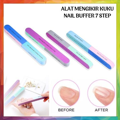 Jual Nail Buffer 7 Step Alat Kikir Pengikir Kuku Amplas Penghalus ...