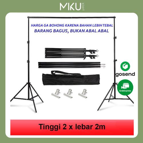 Promo Tiang Backdrop Stand Background Mini Studio Foto Bracket Stand ...