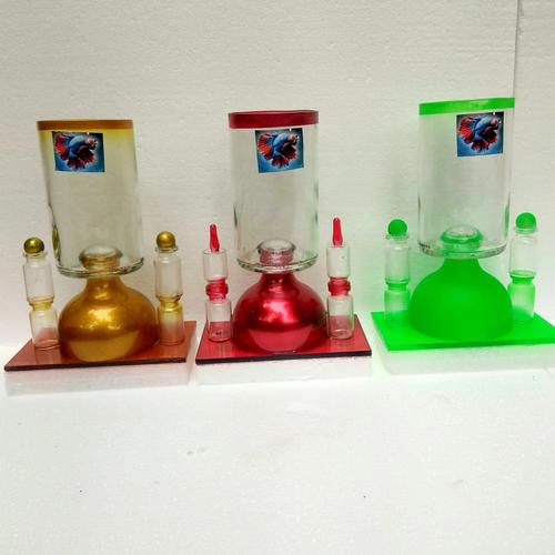 Jual Botol ikan cupang toples ikan aquarium mini botol antik botol ...