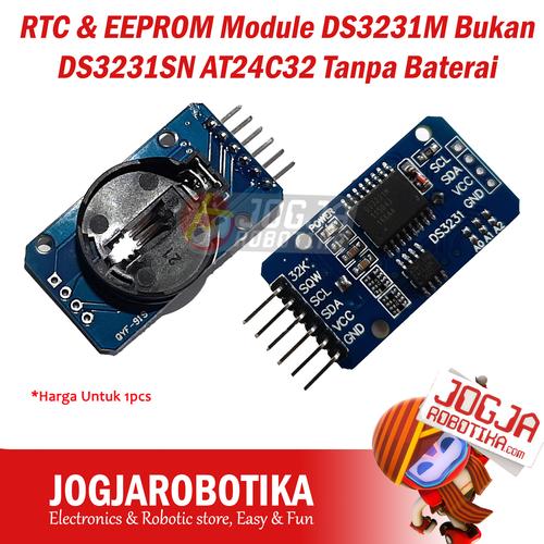 Jual RTC & EEPROM Modul DS3231M Bukan DS3231SN AT24C32 Tanpa Baterai ...