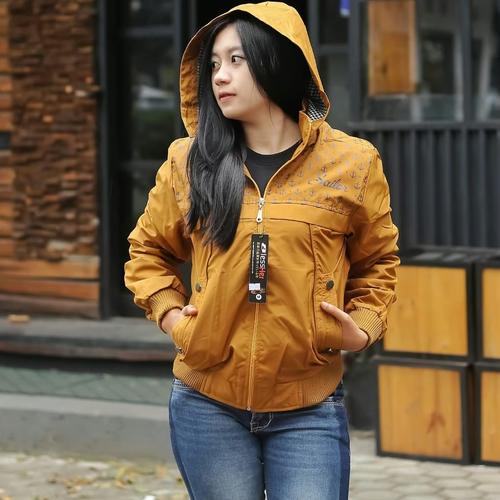 Jual JAKET PARASUT WANITA SAILOR SABLON - Orange, L - Kota Bandung ...