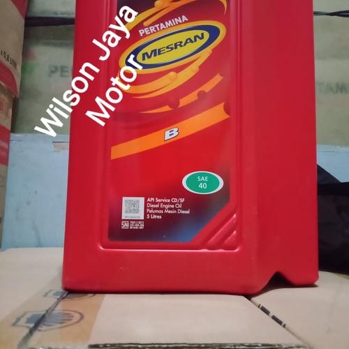 Jual Oli Mesin Diesel Mesran B40 5 liter - Jakarta Barat ...