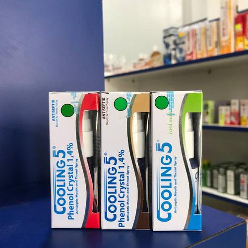 Jual Cooling5 / Cooling 5 Antiseptik Mulut dan Tenggorokan Spray 15 ml ...