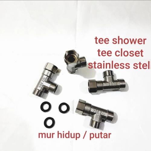 Jual Nepel Tee , Sambungan T Kloset Te cabang closet drat Ring 1/2 ...