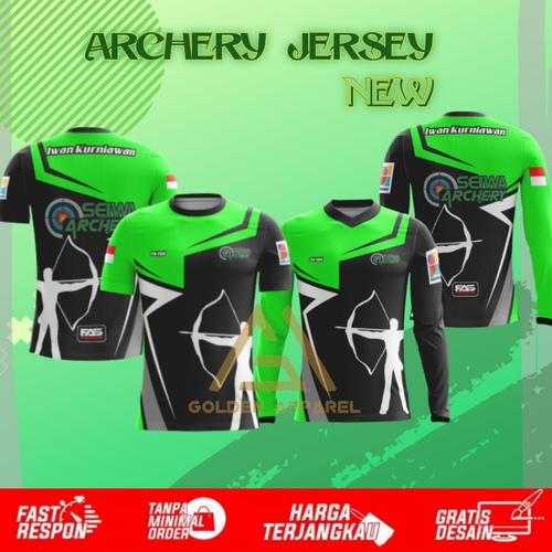 Jual JERSEY ARCHERY PANAHAN CUSTOM-FREE NAMA DAN LOGO-BAJU OLAHRAGA ...