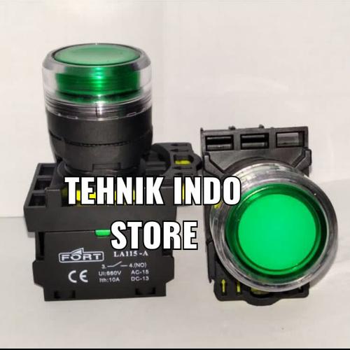 Jual push buttom lampu LA115-A5D RST 22MM - Jakarta Barat - TEHNIK INDO ...