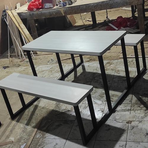 Jual Meja Makan Meja Kantin Permanen Outdoor - Abu-abu - Kota Bekasi ...