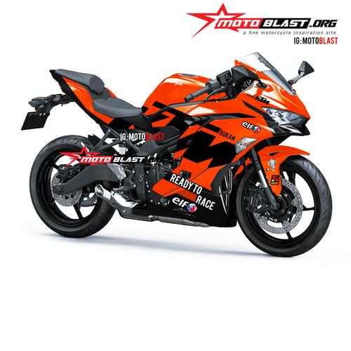 Jual Decal Sticker Motoblast - ZX25R Livery Bukan KTM Moto3-Fullbody ...