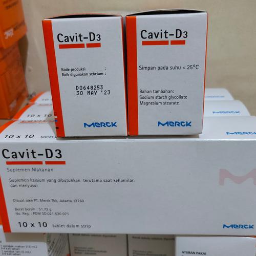 Jual Cavit D3 ORI box - Jakarta Timur - yazpharma | Tokopedia