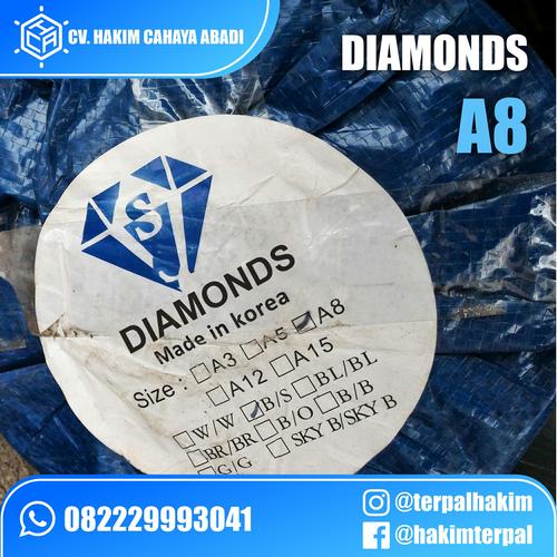 Jual Terpal Roll Diamonds A8 2X100 plavon / tirai kandang ayam close ...