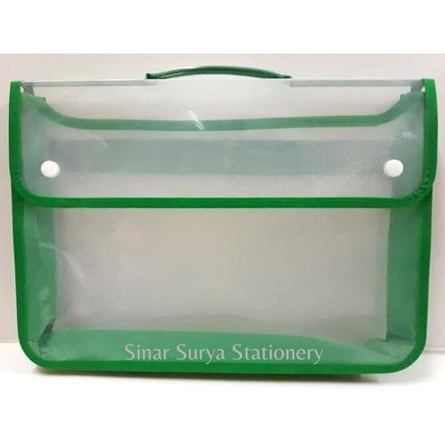 Jual Bag File / Map Zipper Kancing 2 ukuran Folio merk R&R - Kuning ...