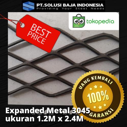 Jual Expanded metal 3045 1.2x2.4 Wiremesh wajik/wajig diagonal - Kab ...