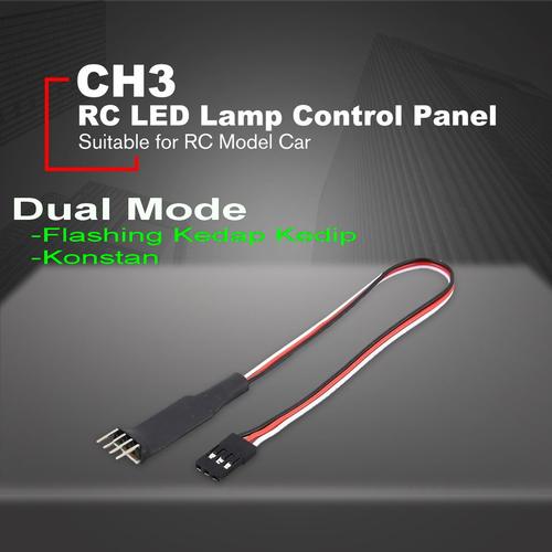 Jual Modul Switch Lampu Led 3CH Untuk DIY RC Car WPL MN HSP Traxxas dll ...