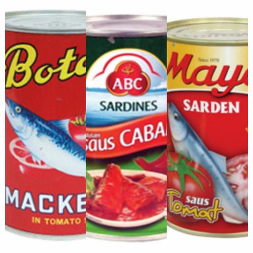 Jual Ikan Kaleng Ikan Sarden Mackarel Tomato/ ABC Chilli Sauce/ MAYA ...