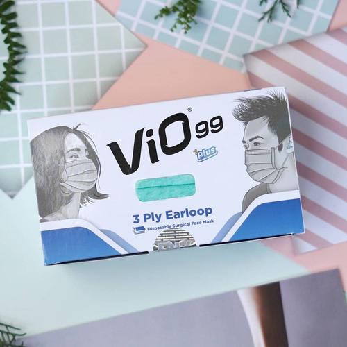 Jual Masker Vio 99 Earloop 3 Ply isi 50 pcs - Hijau - Kota Surabaya ...