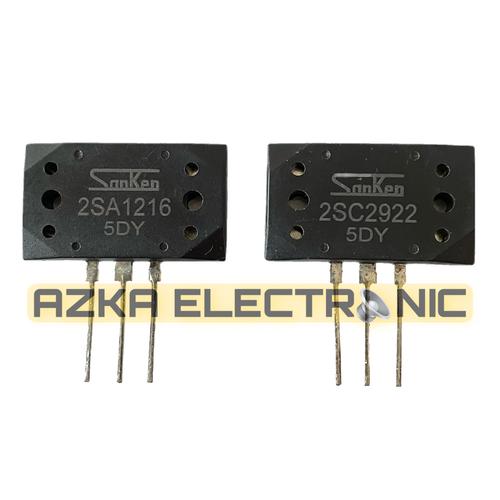 Jual Transistor Sanken 5DY 2SA1216 & 2SC2922 KW - Kota Bandung - Azka Electric | Tokopedia