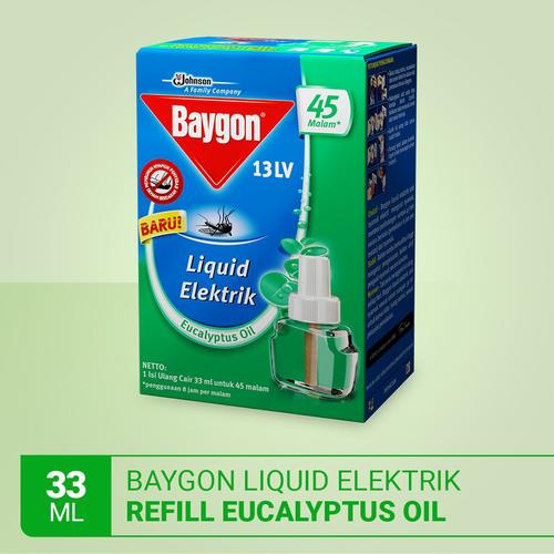 Jual Baygon Liquid Electric Refill Eucalyptus Oil 33 ml - Silky Jasmine ...