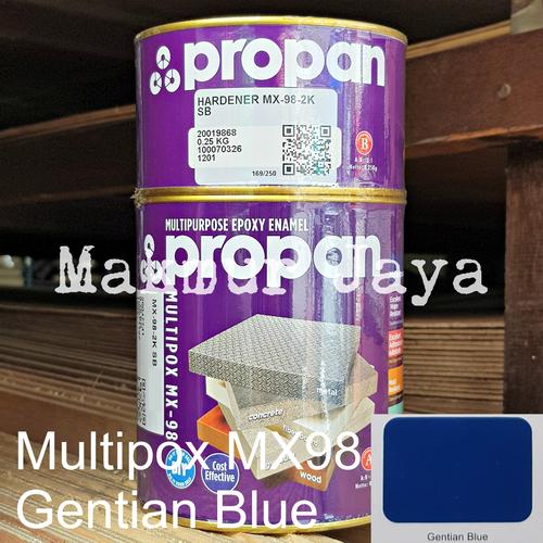 Jual Propan Multipox MX-98 Gentian Blue Biru Cat Epoxy 1Kg MX98 ...