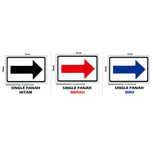 Jual RD STICKER PANAH PETUNJUK ARAH ARROWS SIGN LABEL ARROW STIKER ...