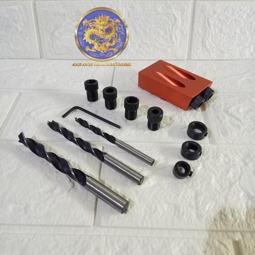 Jual Pelubang Sekrup Sambungan / Pocket Hole jig / Alat Drill Dowel ...