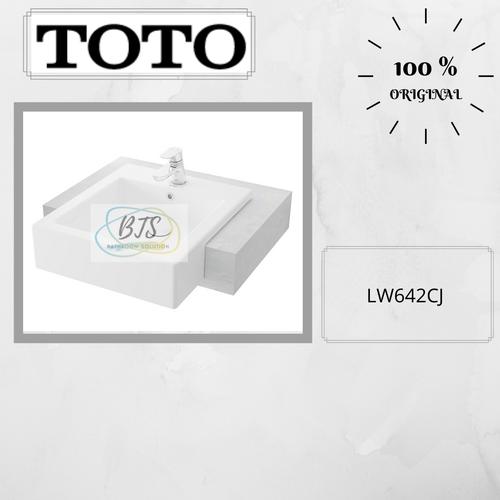 Jual Wastafel meja white TOTO LW642CJ/LW 642 CJ/LW642 CJ/LW 642CJ ...