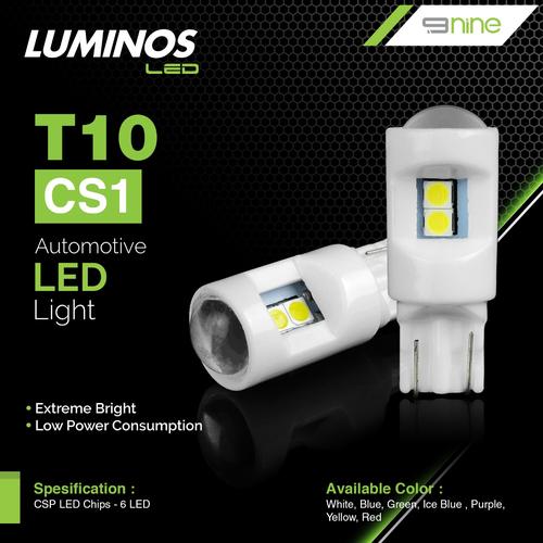 Jual T10 LUMINOS LED CS1 SUPER TERANG COB LENSA NEW PRODUCT MOTOR MOBIL ...