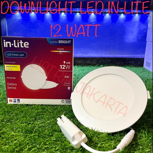 Jual LAMPU DOWNLIGHT LED INLITE 12 WATT 12W 12WATT 12 W BULAT INPS628R ...