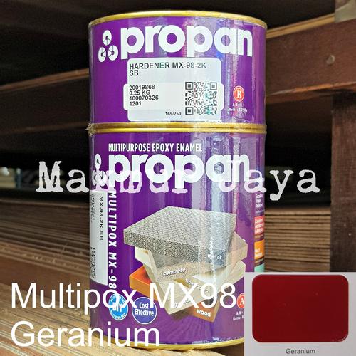 Jual Propan Multipox MX-98 Geranium Merah Cat Epoxy 1Kg MX98 - Jakarta ...