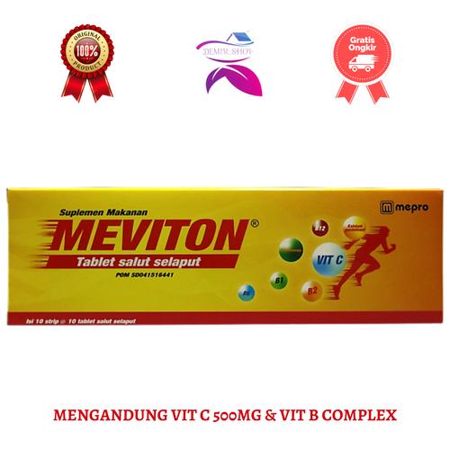 Jual Meviton Vitamin C 500mg + Vitamin B Complex isi 100 Tablet - Kota ...