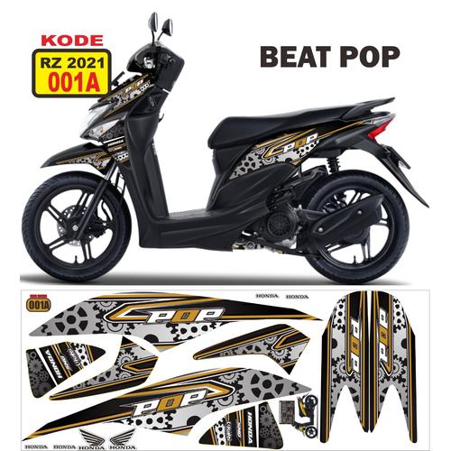 Jual Striping Beat Pop Variasi Stiker Sticker Scotlite Skotlet Motor ...