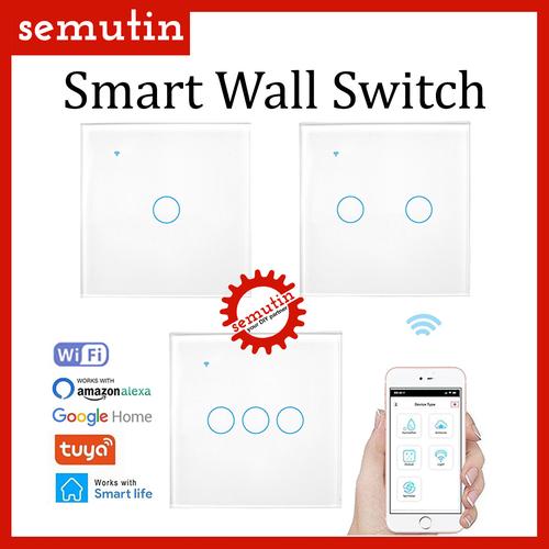 Jual Smart Wall Switch WIFI / Saklar Dinding Sentuh / IoT Touch ...
