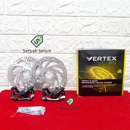 Jual REM DISC BRAKE CALIPER ROTOR CAKRAM SEPEDA SET KALIPER MEKANIK ...