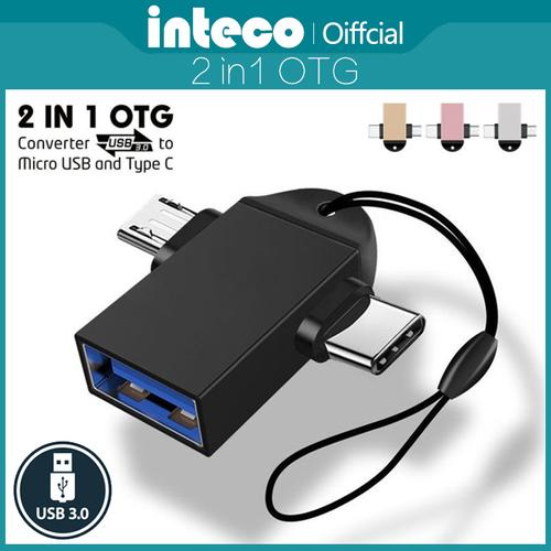 Promo OTG 2 In 1 Micro Type C 3.0 Fast Transfer Otg Flash Disk Mouse ...