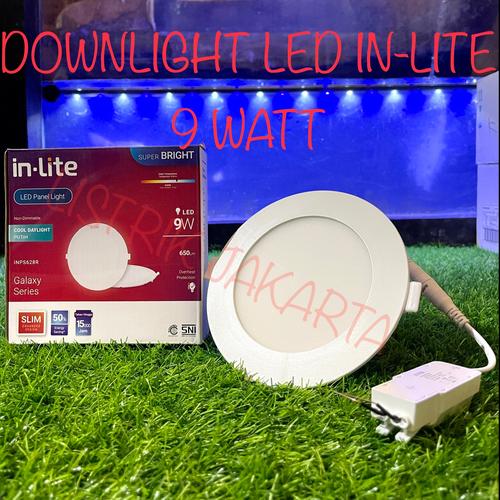 Jual LAMPU DOWNLIGHT LED INLITE 9 WATT 9W 9WATT 9 W BULAT INPS628R IN ...