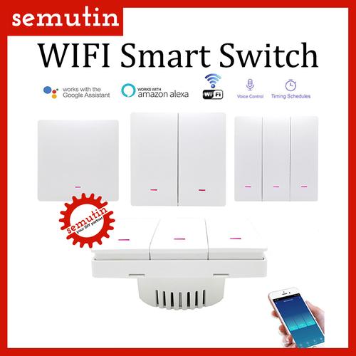 Jual Smart Wall Switch WIFI / Saklar Dinding / IoT Touch Wireless - 3 ...