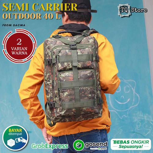 Promo Tas Gunung Semi Carrier 40 Liter Ransel Keril Hiking Camping Army ...