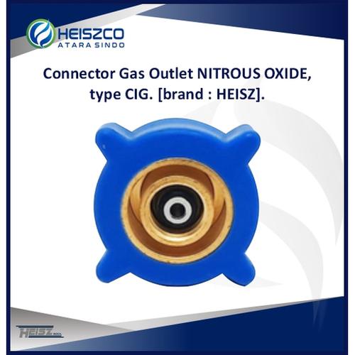 Jual Connector Gas Outlet NITROUS OXIDE, type CIG. [brand : HEISZ ...