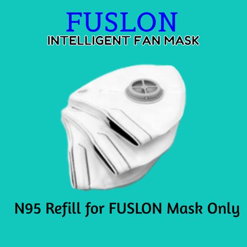 Jual Refill Filter N95 Masker Fuslon Wearable Elektrik FAN Mask PM2.5 ...