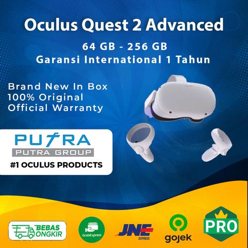 Jual Oculus Quest 2 Advanced All in One Virtual Reality VR 64GB 256GB Segel - 128GB, JP Version ...