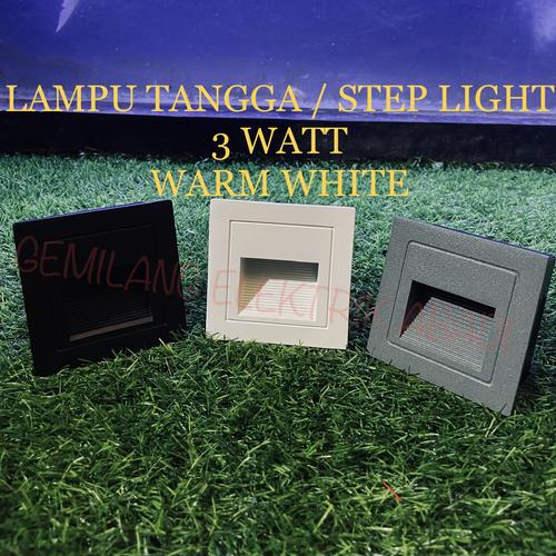 Jual LAMPU TANGGA / STEP LIGHT 3 WATT 3W INBOW TANAM LED STAIRS ...