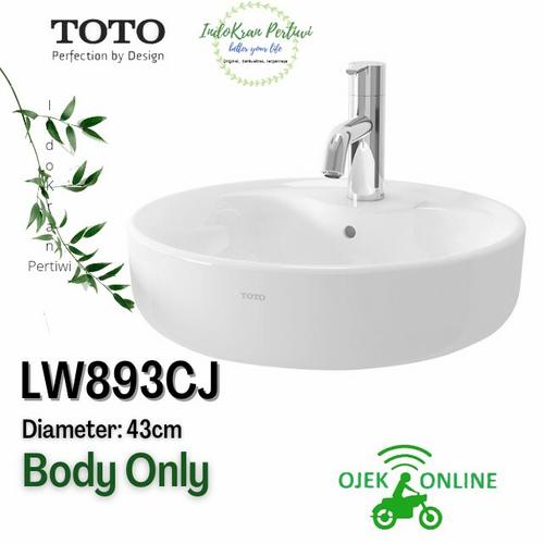 Jual Wastafel Meja TOTO LW893CJ (body only) /Console Lavatory (ojek ...