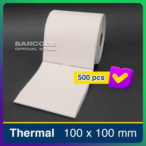 Jual Stiker Kertas Label Barcode Thermal Ukuran 100x100mm - 100 x 100 ...